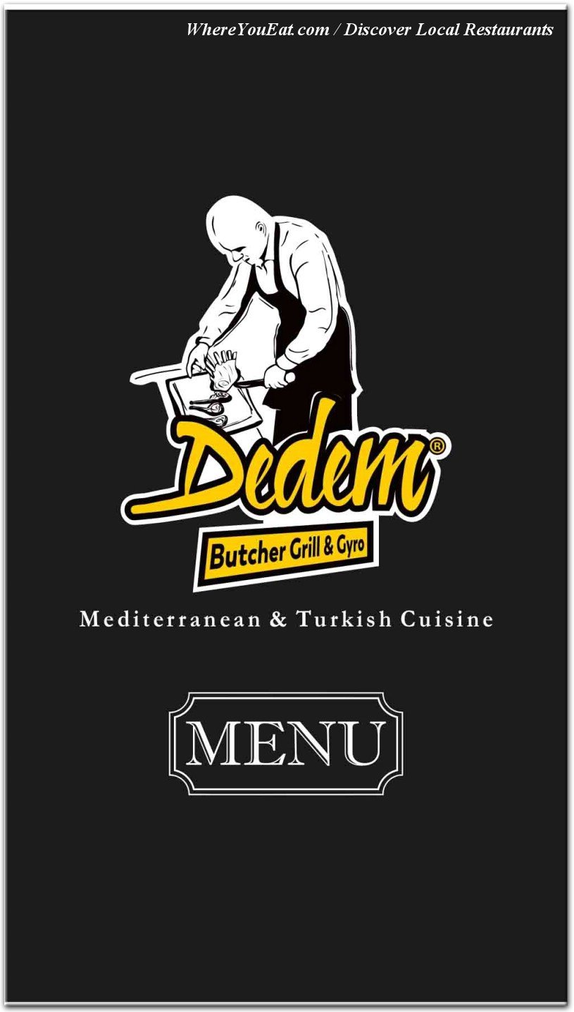 Dedem Mediterranean Turkish Restaurant in Staten Island