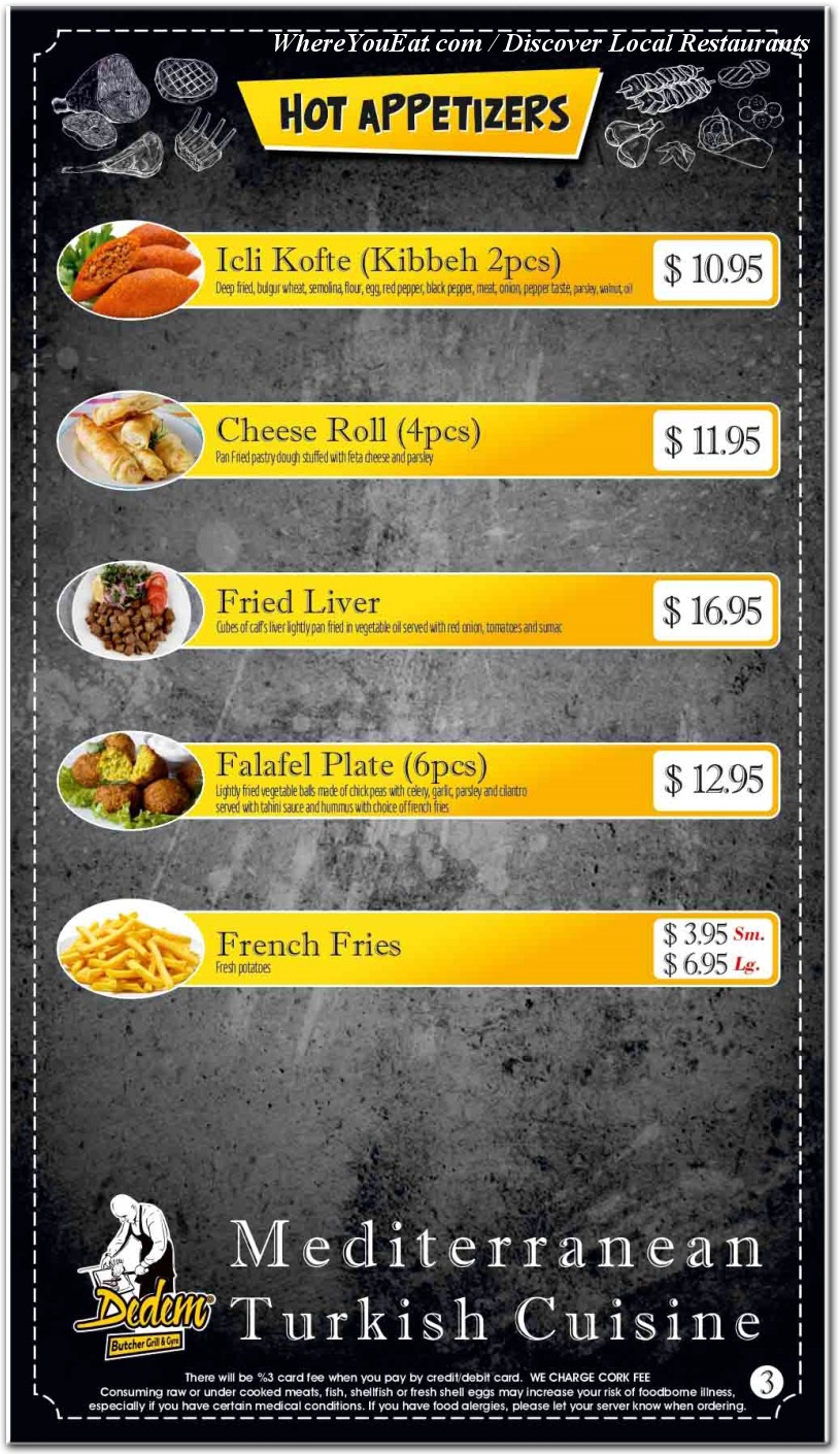 Dedem Mediterranean Turkish Restaurant in Staten Island