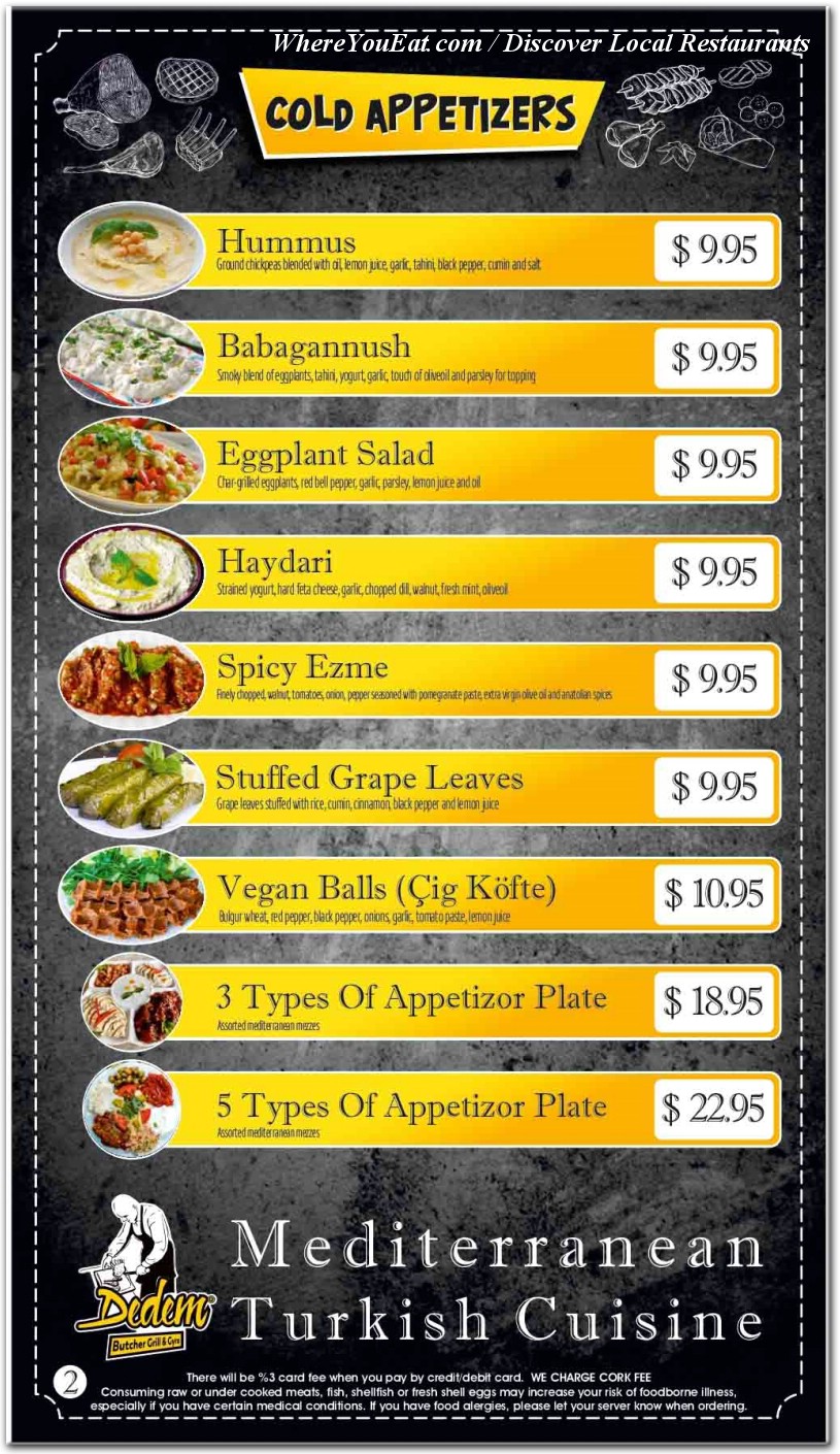 Dedem Mediterranean Turkish Restaurant in Staten Island